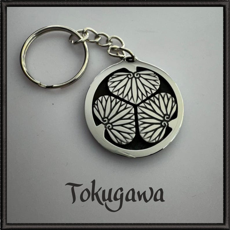 Japanese Kamon Samurai Crest Stainless Steel Keychain - Nobunaga Oda ...