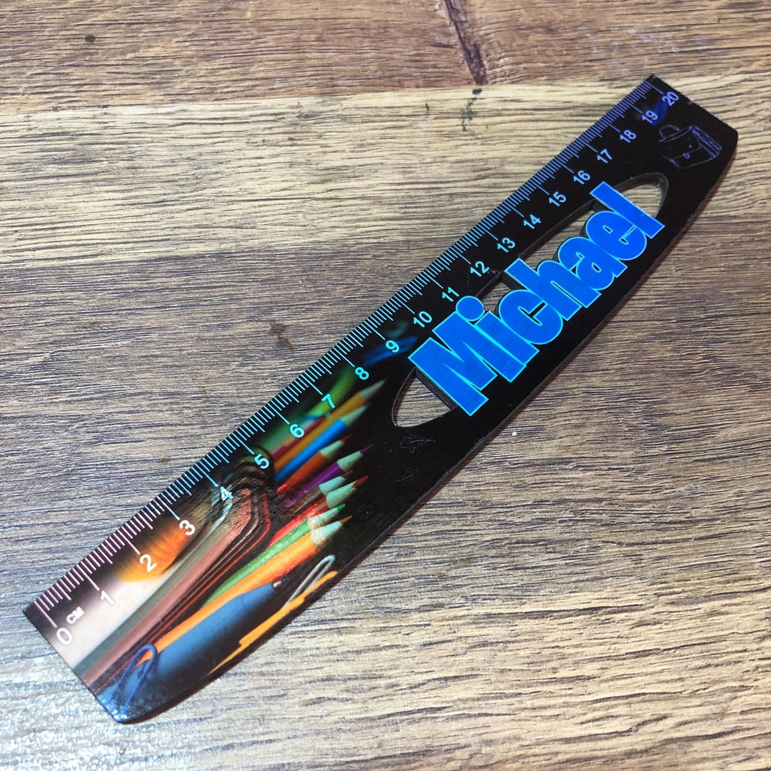 School Full Color Name Rulers. Custom Rulers - Etsy