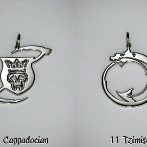 Vampire Cross Necklace Stainless Steel Pendant Vampire Ankh Symbol ...