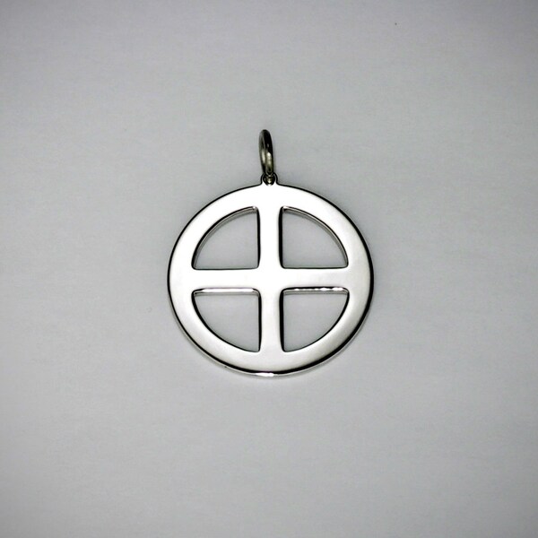 Solar Cross Pendant - Etsy