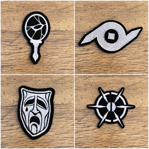 New Versions Vampire Cross Patch Embroidered Vampire Ankh Symbol ...