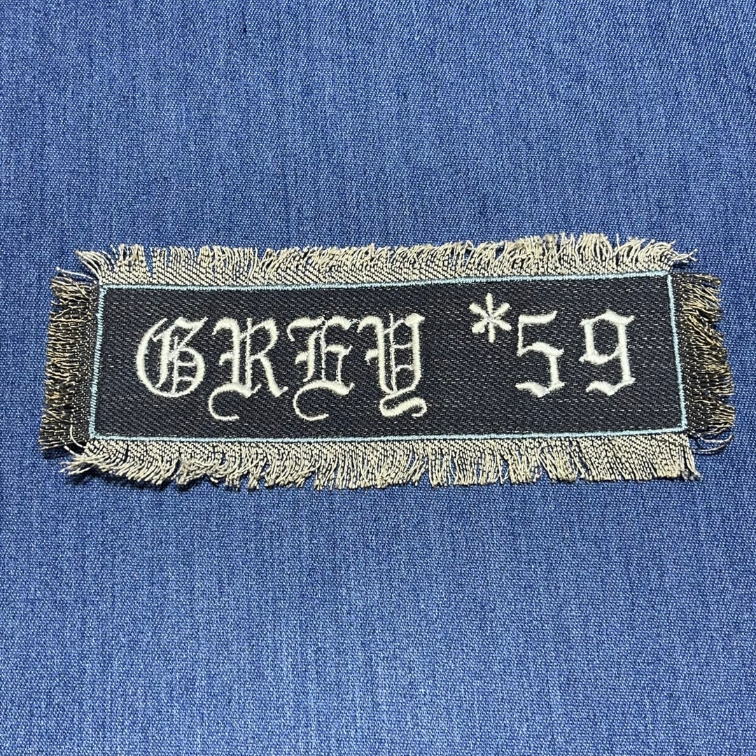 Greyfivenine AK 47 Patch Embroidered on Denim - Fluffy Edge. GREY59 SB ...