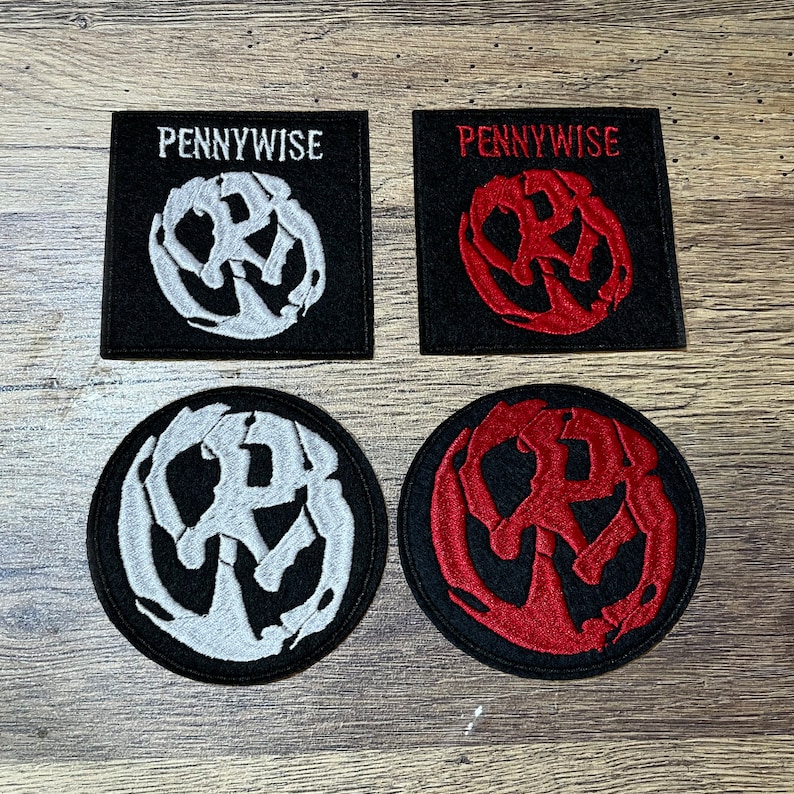 Pennywise Band Patch Embroidered Logo Symbol Punk Rock Skate Punk ...
