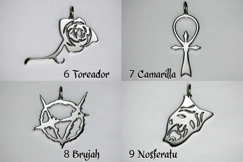 Vampire Cross Necklace Stainless Steel Pendant Vampire Ankh - Etsy