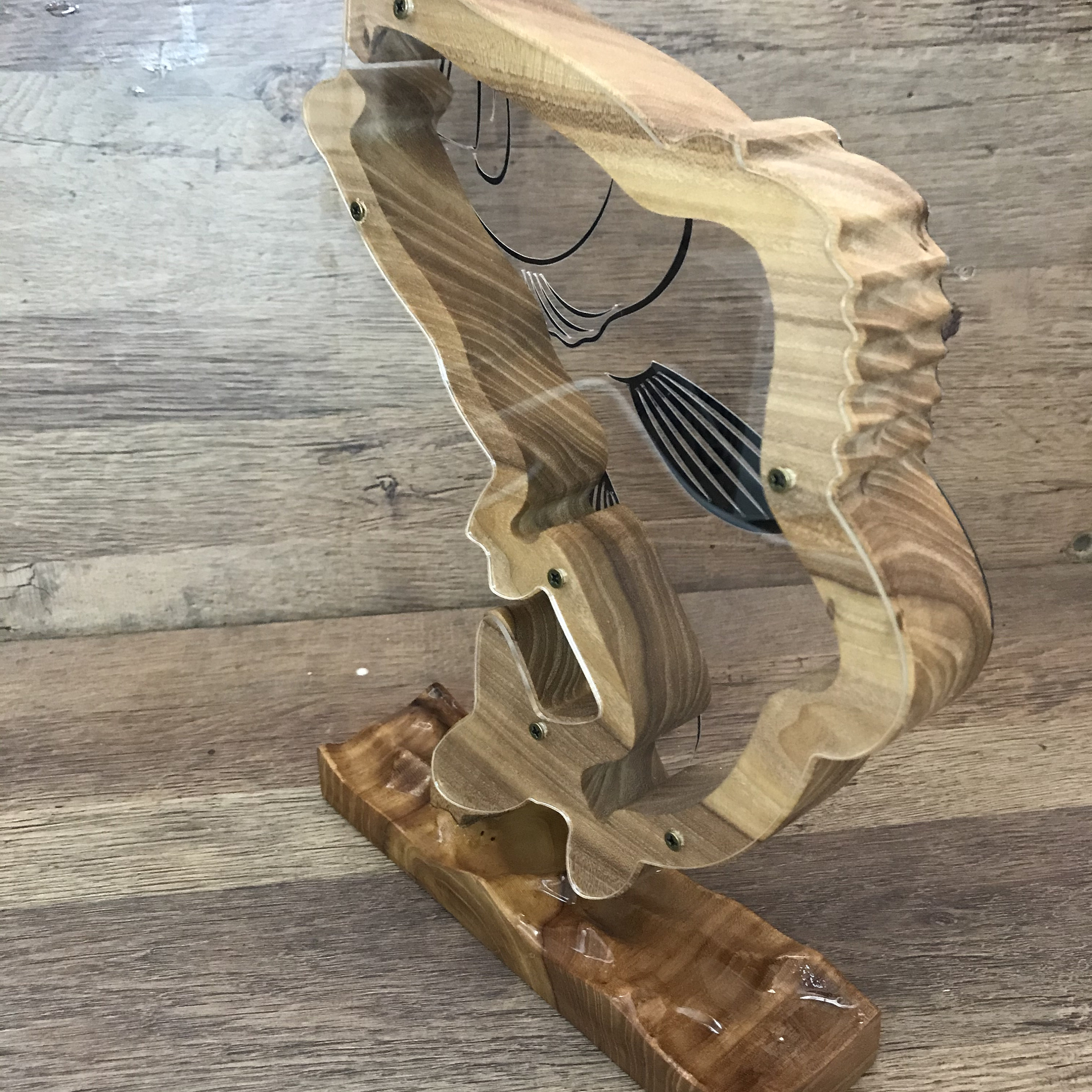 Wooden Coin Bank, Fish Coin Bank, Custom Piggy Bank. Elm Wood. - Etsy