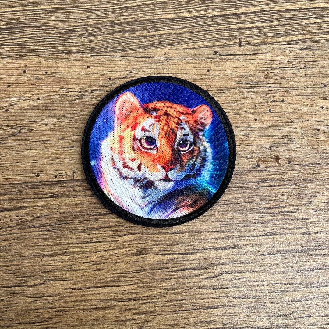 Sublimation on Embroidery Little Tiger Patch Embroidered Any Custom ...