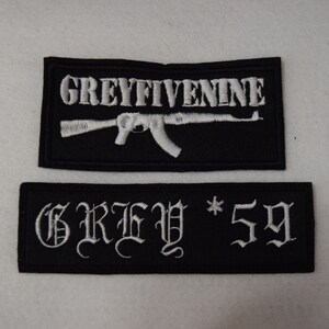 Greyfivenine AK 47 Patch Embroidered GREY59 Suicideboys G59 - Etsy