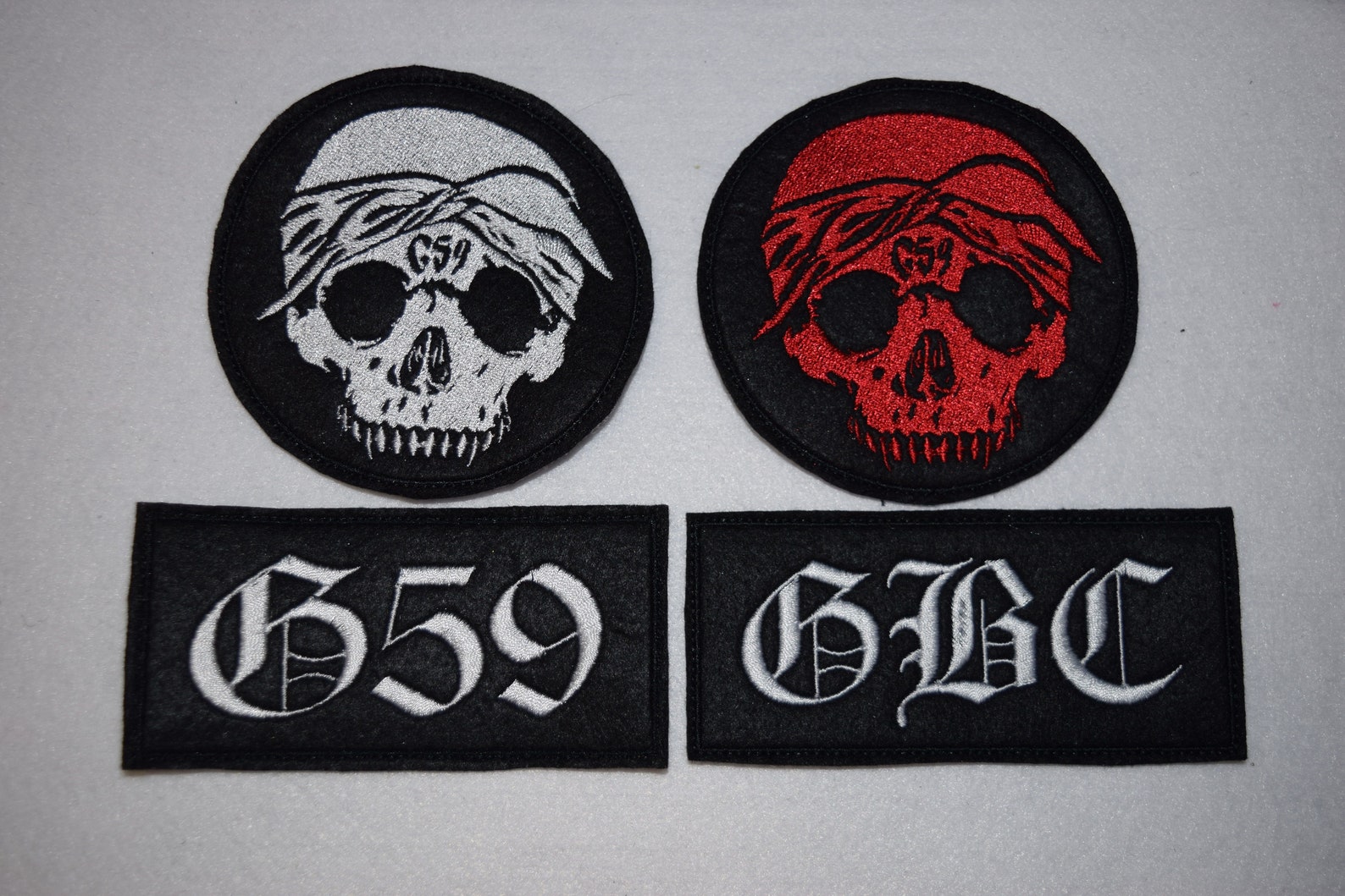 G59 Scull Patch Embroidered GREY59 G 59 Logo Symbol - Etsy