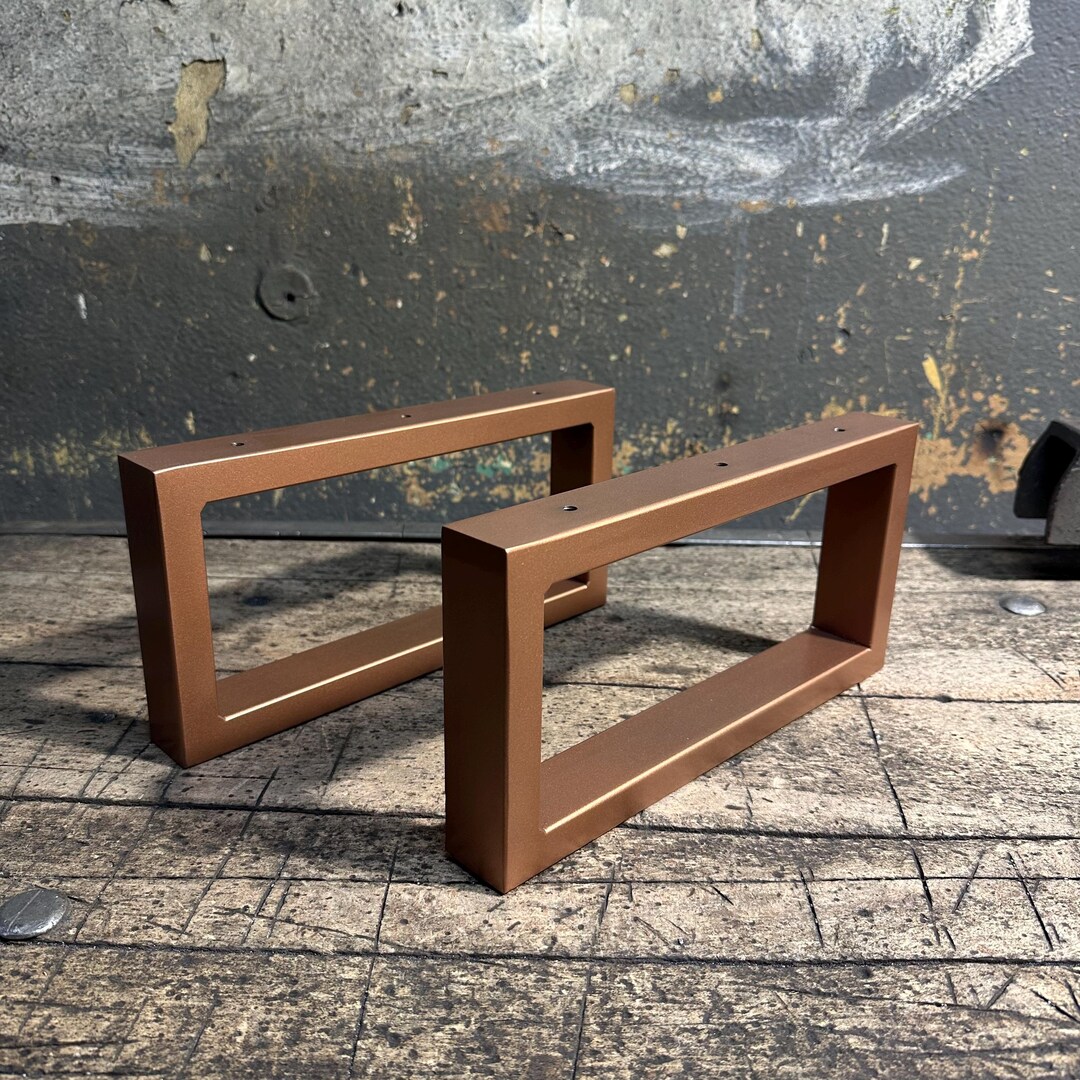 Metal Table Legs – Rectangular Steel Frame 50x20mm | Modern Coffee ...