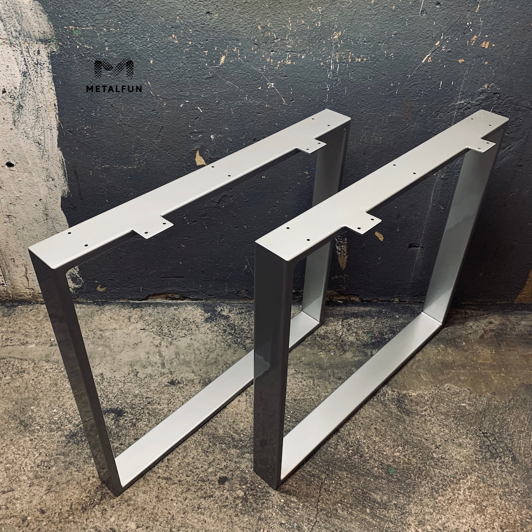 Metal Classic Table Legs - Rectangular Shape - Choice of Color and ...