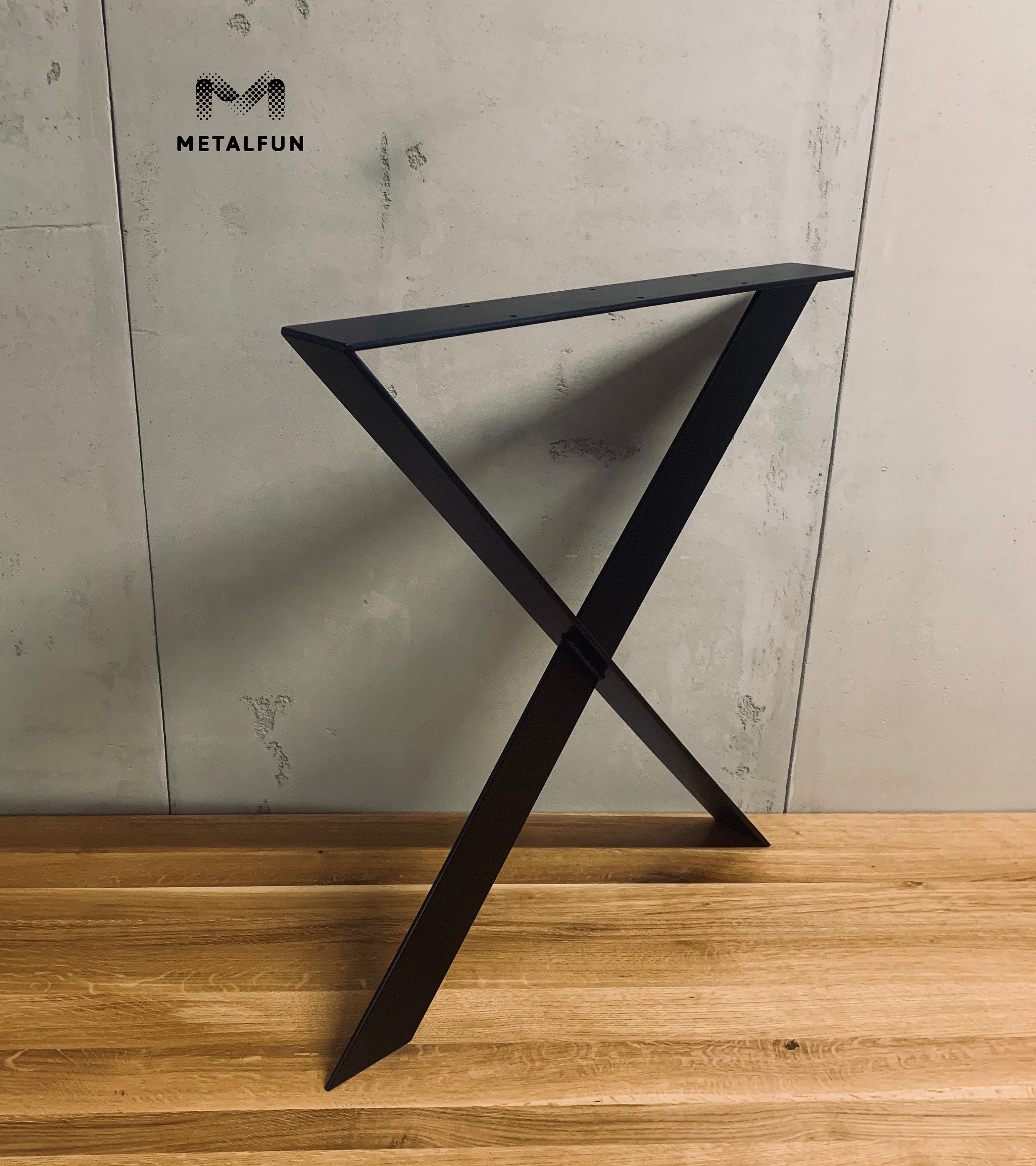 Table Legs X-shape Steel Legs Dining Table Legs SET 2 | Etsy