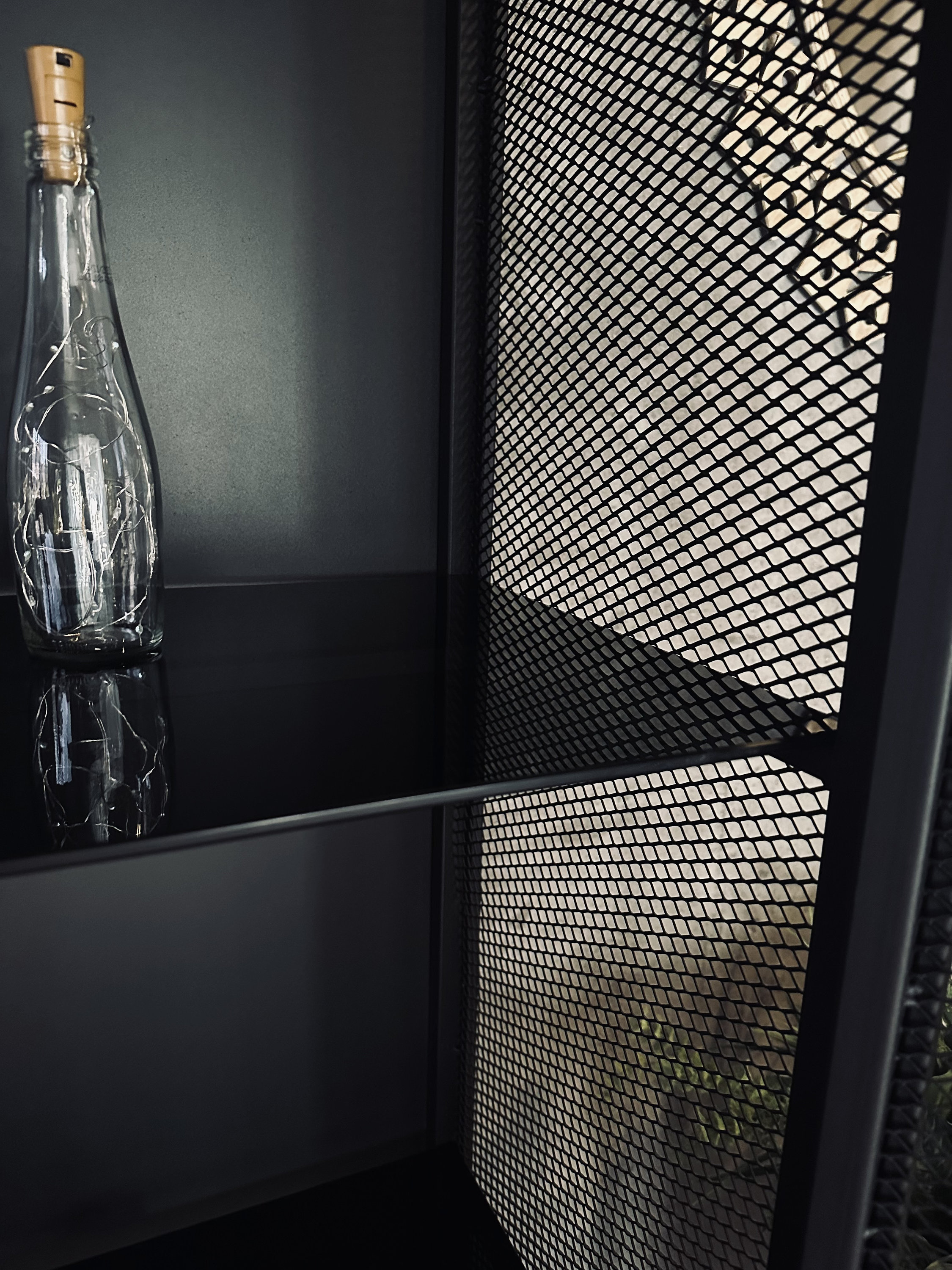 Elegant Showcase for the Living Room | Unique Metal Bookcase | METALFUN ...