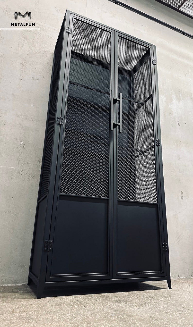 Elegant Showcase for the Living Room | Unique Metal Bookcase | METALFUN ...
