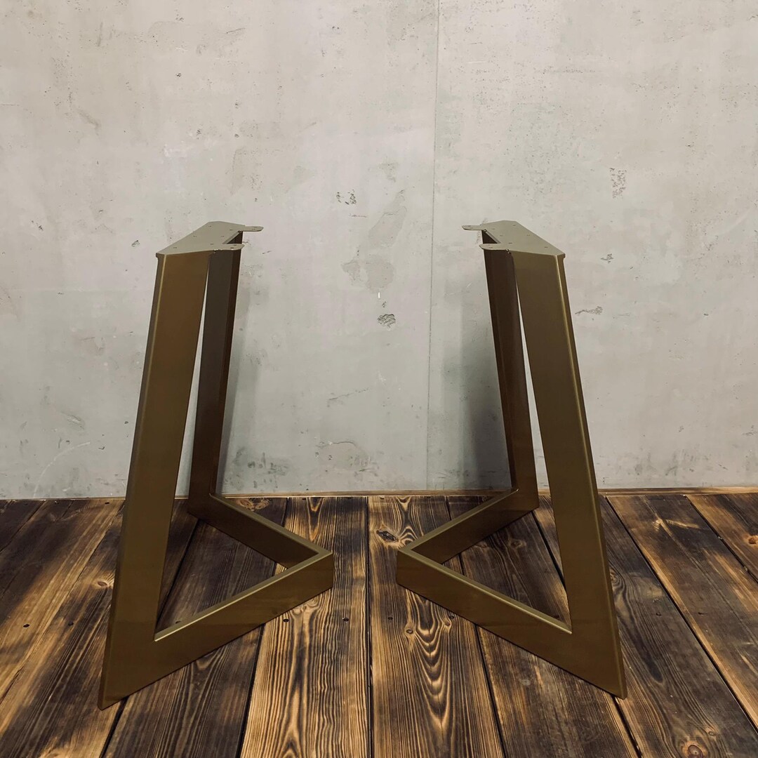 SENSATION Metal Table Legs – Custom Steel Legs 80x20 Mm – Slanted ...