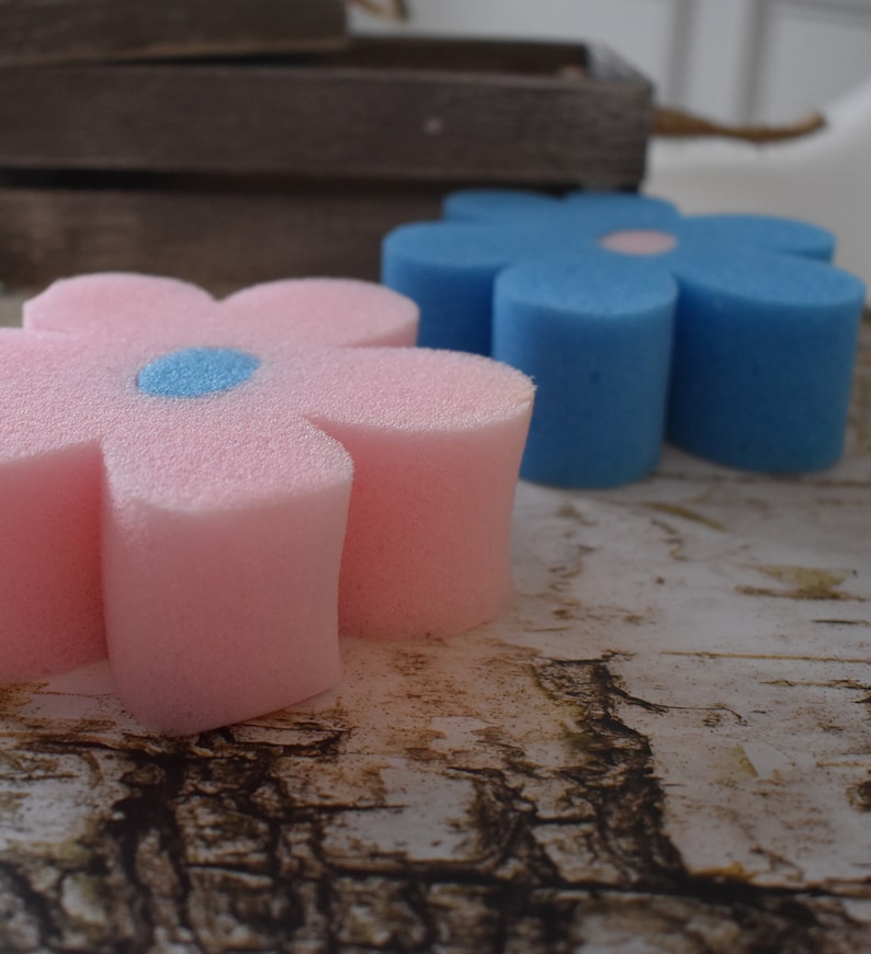 Flower Bath Sponges - Etsy