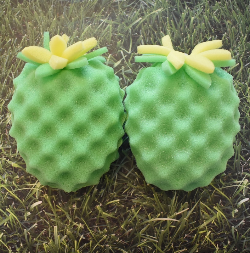 Pineapple Bath Sponges - Etsy