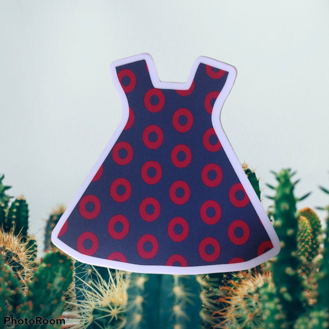 Phish Fishman Donut Dress Mumu Sticker - Etsy