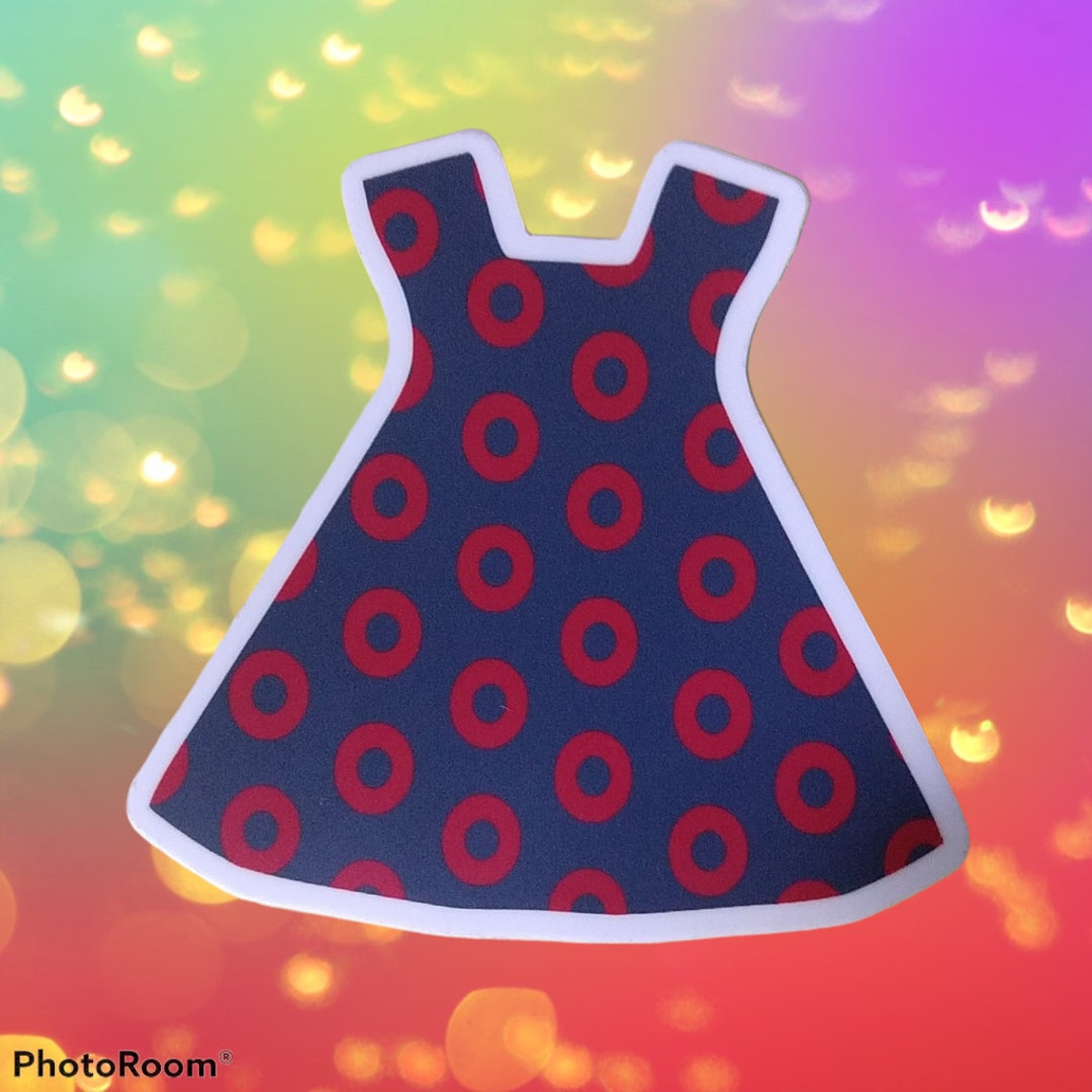 Phish Fishman Donut Dress Mumu Sticker - Etsy