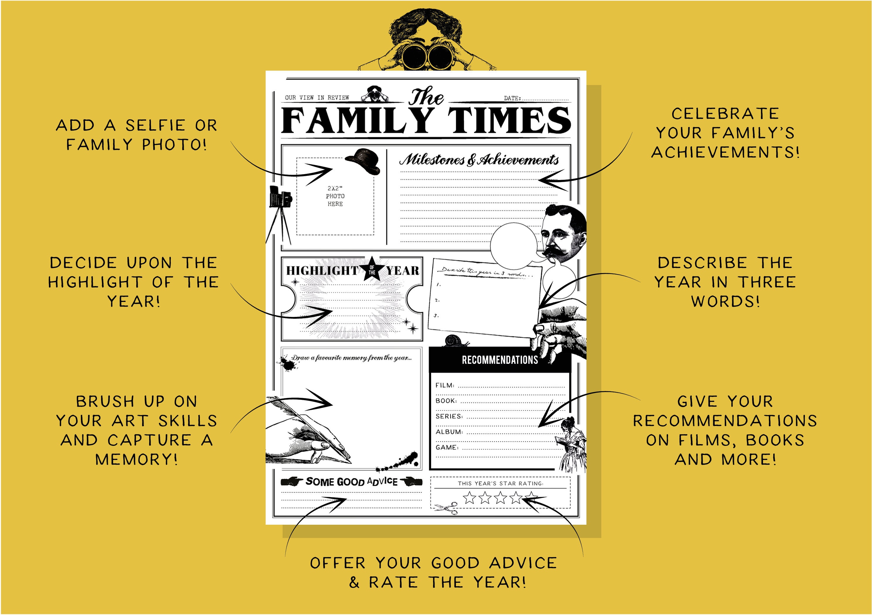 Family Times Worksheet PDF - Etsy