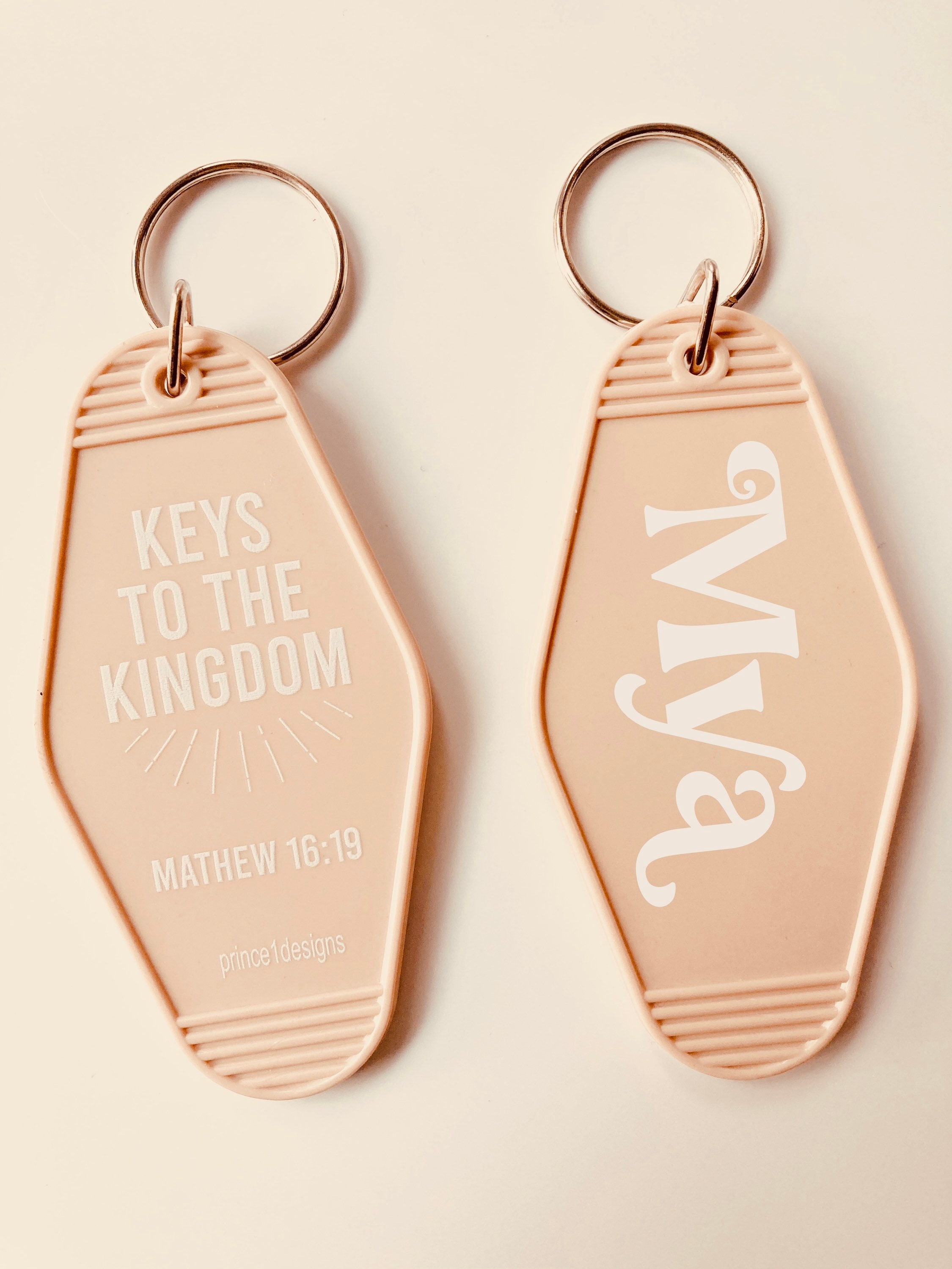 Keys to the Kingdom Motel Keychain Christian Gifts for Women | Etsy