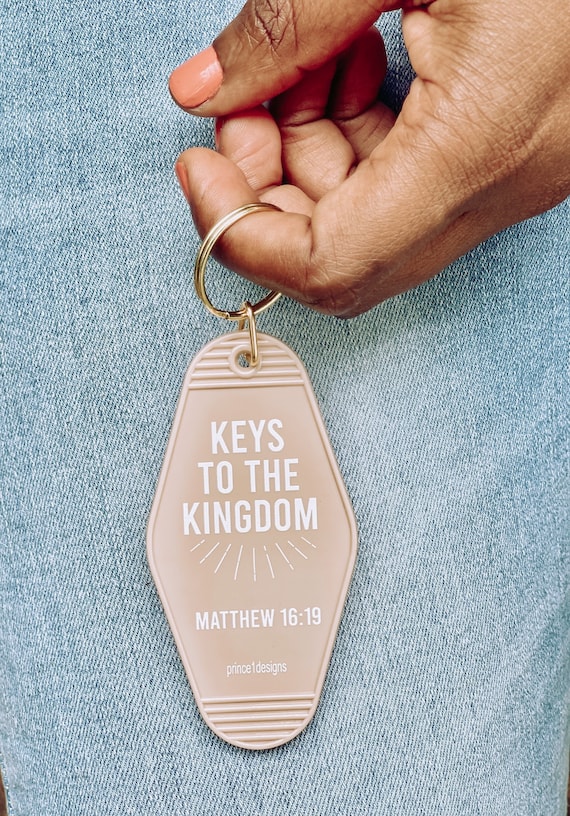 Keys to the Kingdom Motel Keychain Christian Gifts for Women | Etsy