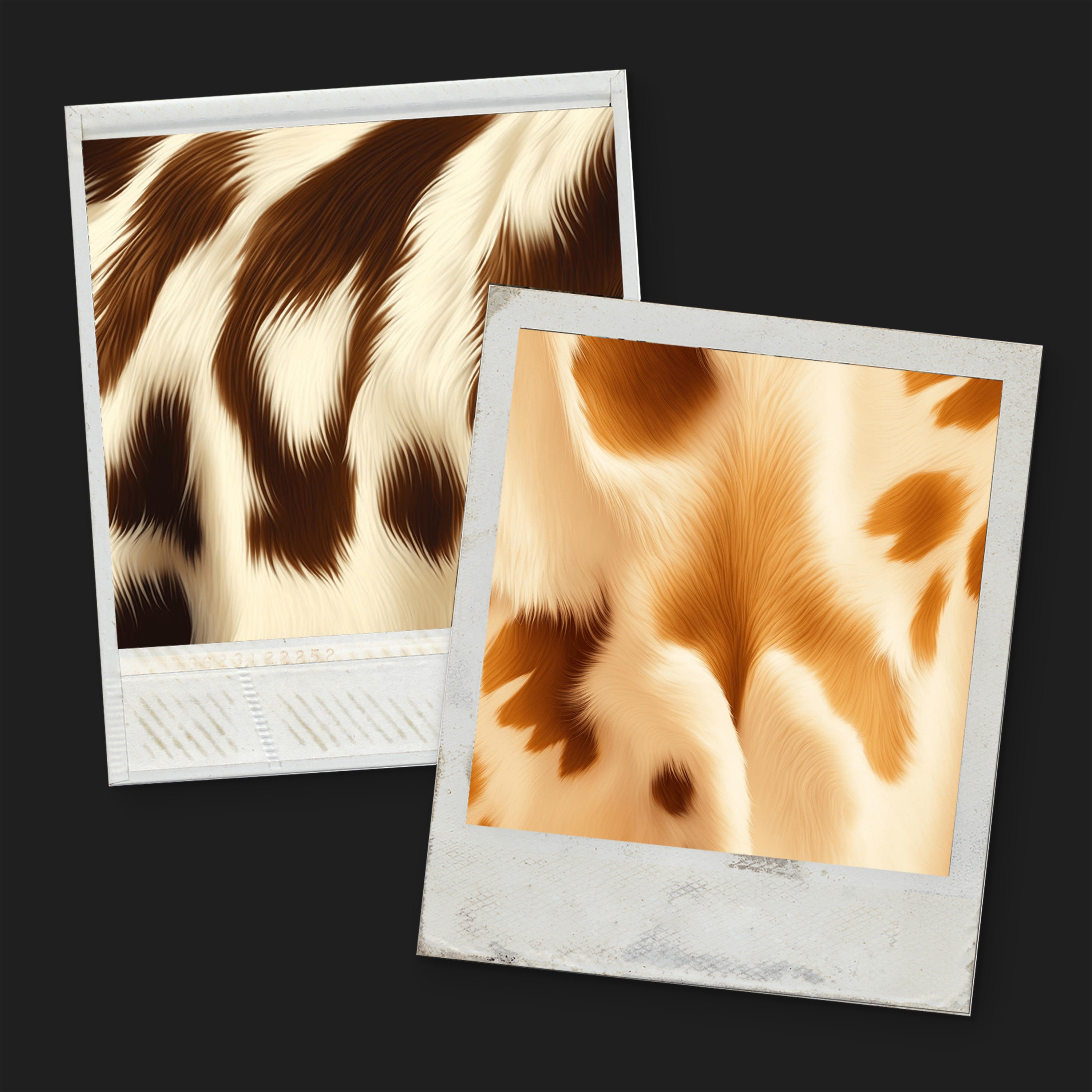 Cow Digital Paper Cowhide Background Fur Paper Pack for - Etsy