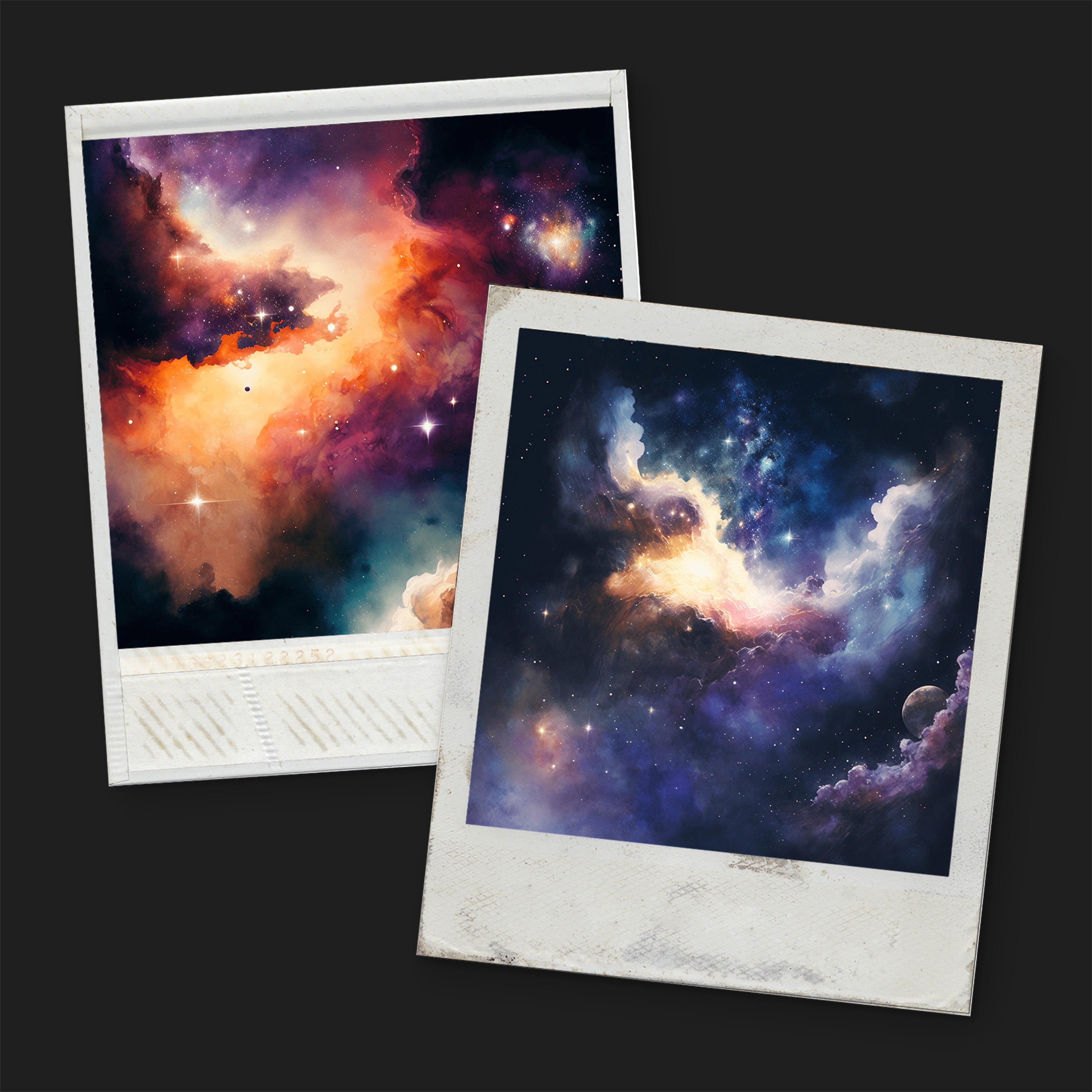 Outer Space Digital Paper Galaxy Background Universe Paper - Etsy