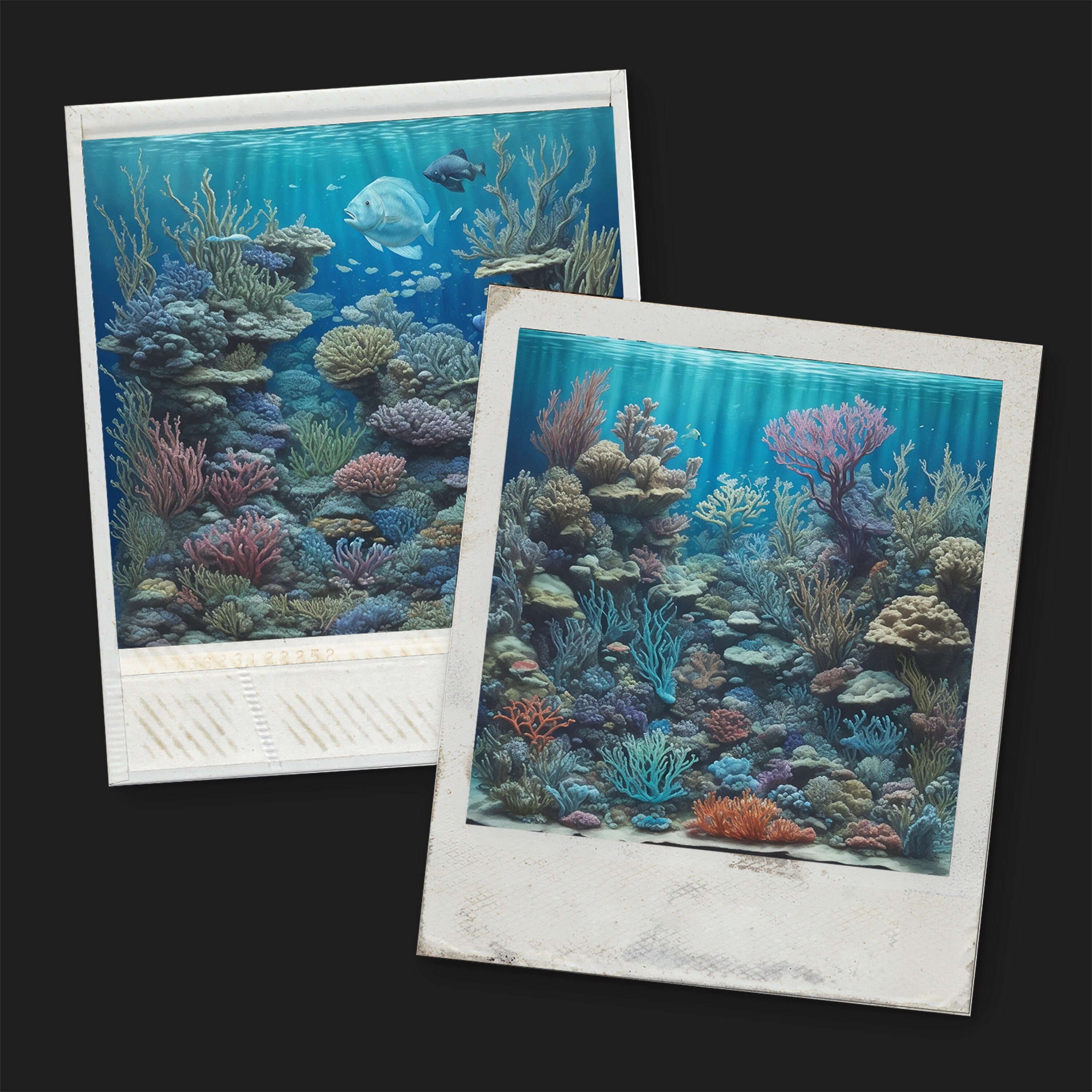 Underwater Wonderland Digital Paper, Sea Background, Coral Reef Paper ...