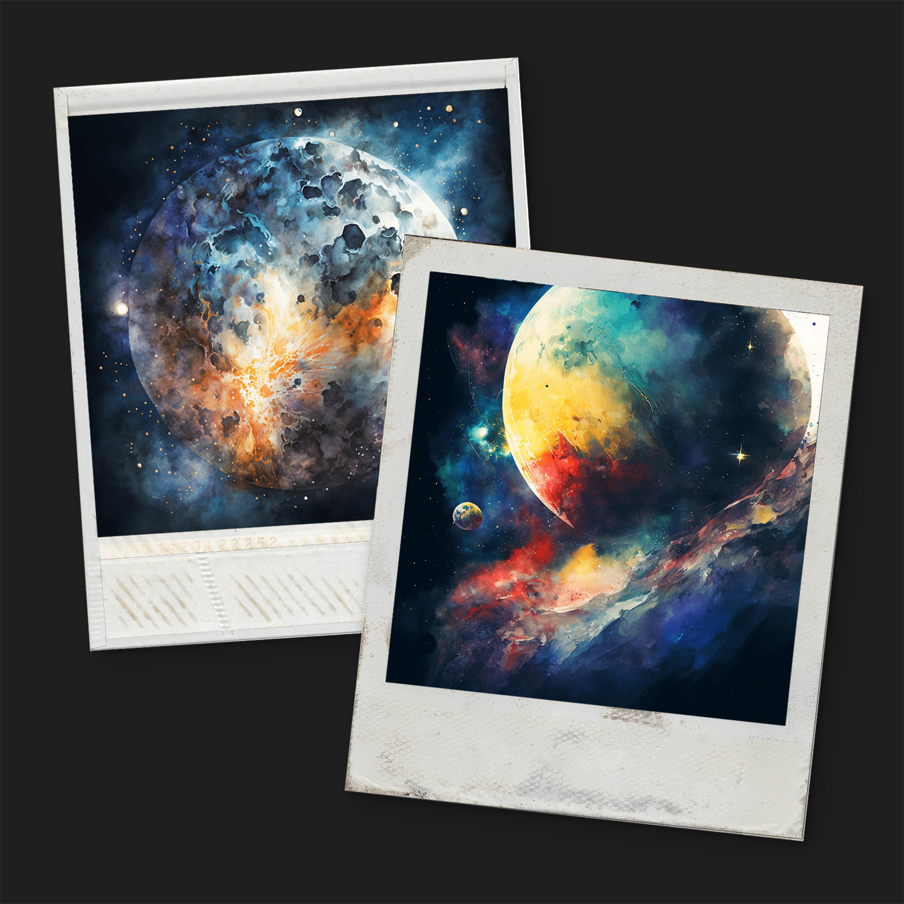 Outer Space Digital Paper Galaxy Background Universe Paper - Etsy