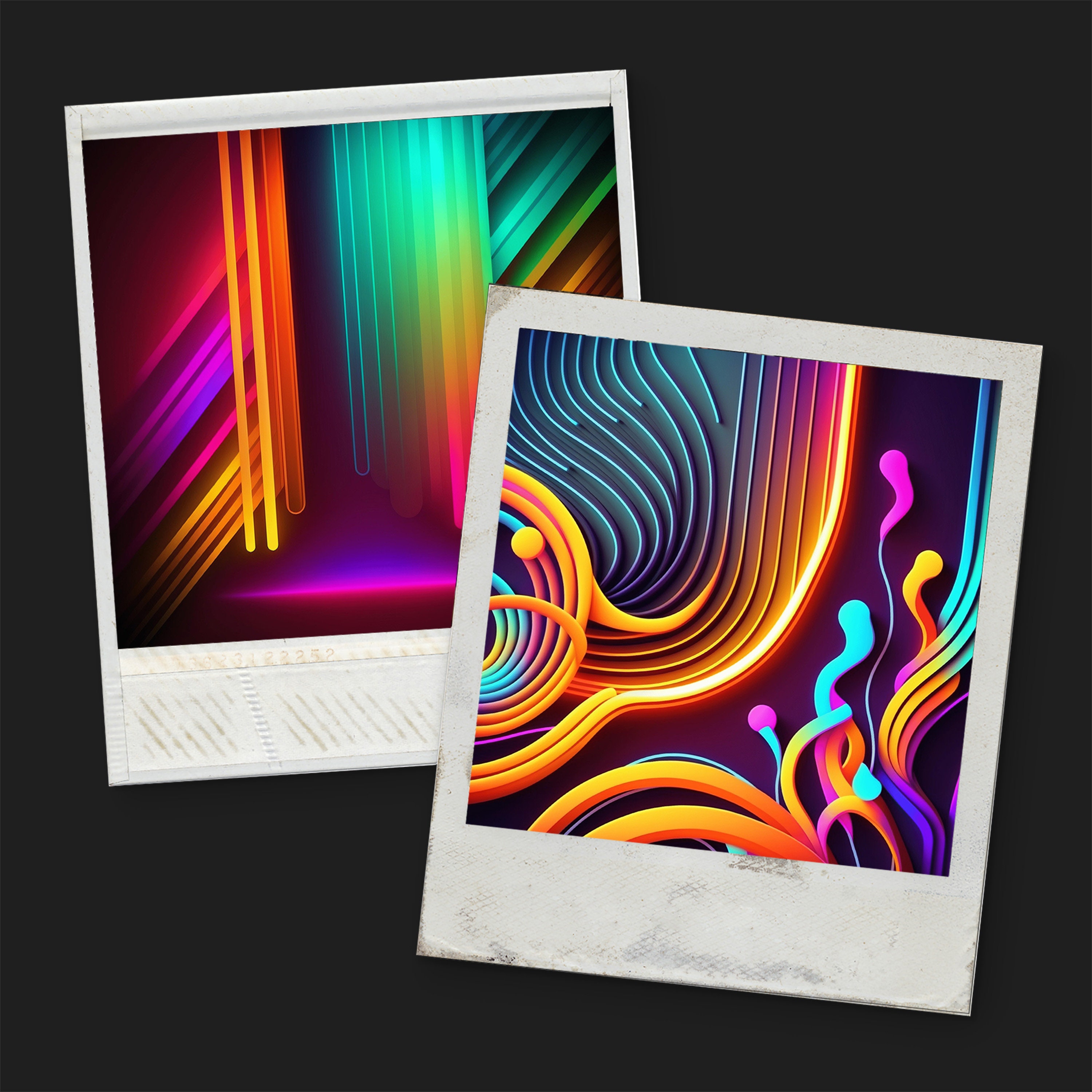 Glow Digital Paper Neon Background Cyberpunk Paper Pack for - Etsy