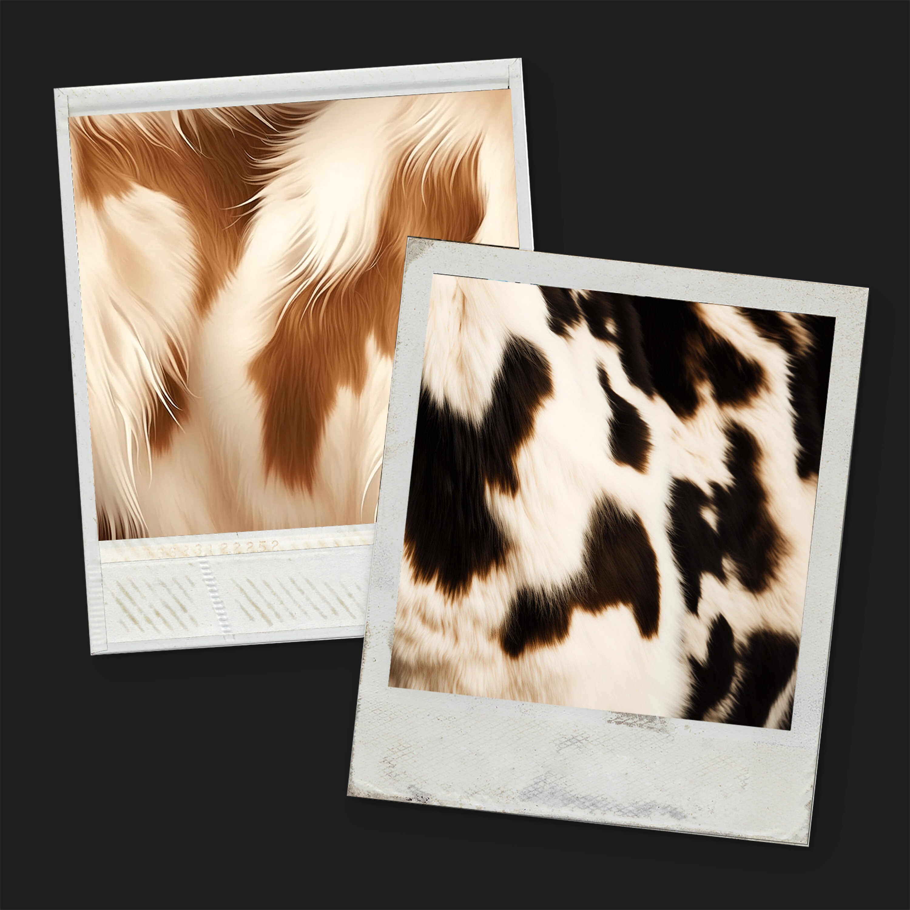 Cow Digital Paper Cowhide Background Fur Paper Pack for - Etsy