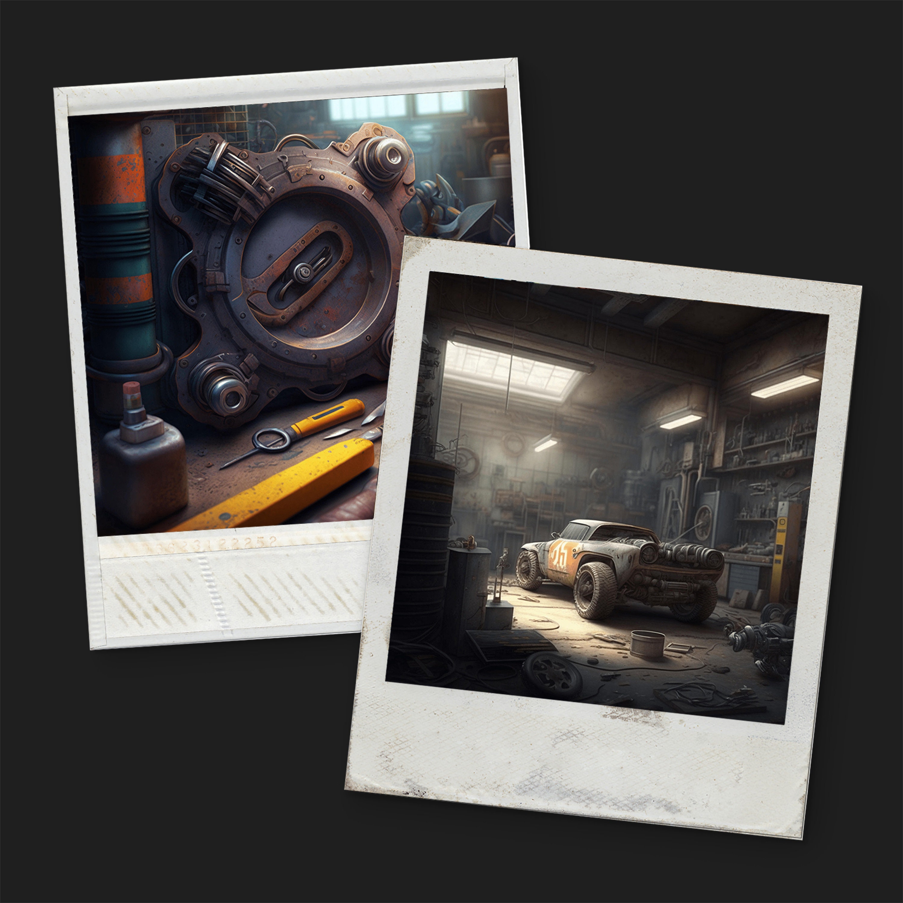 Mechanical Digital Paper Car Background Man Paper Pack for - Etsy