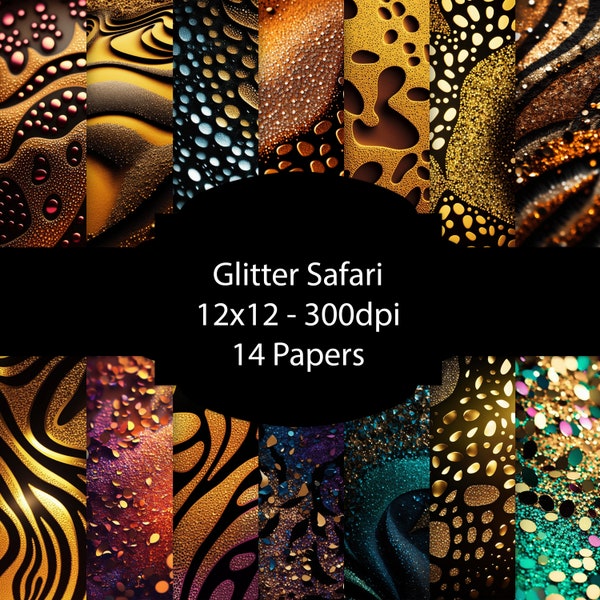 Safari Digital Paper - Etsy