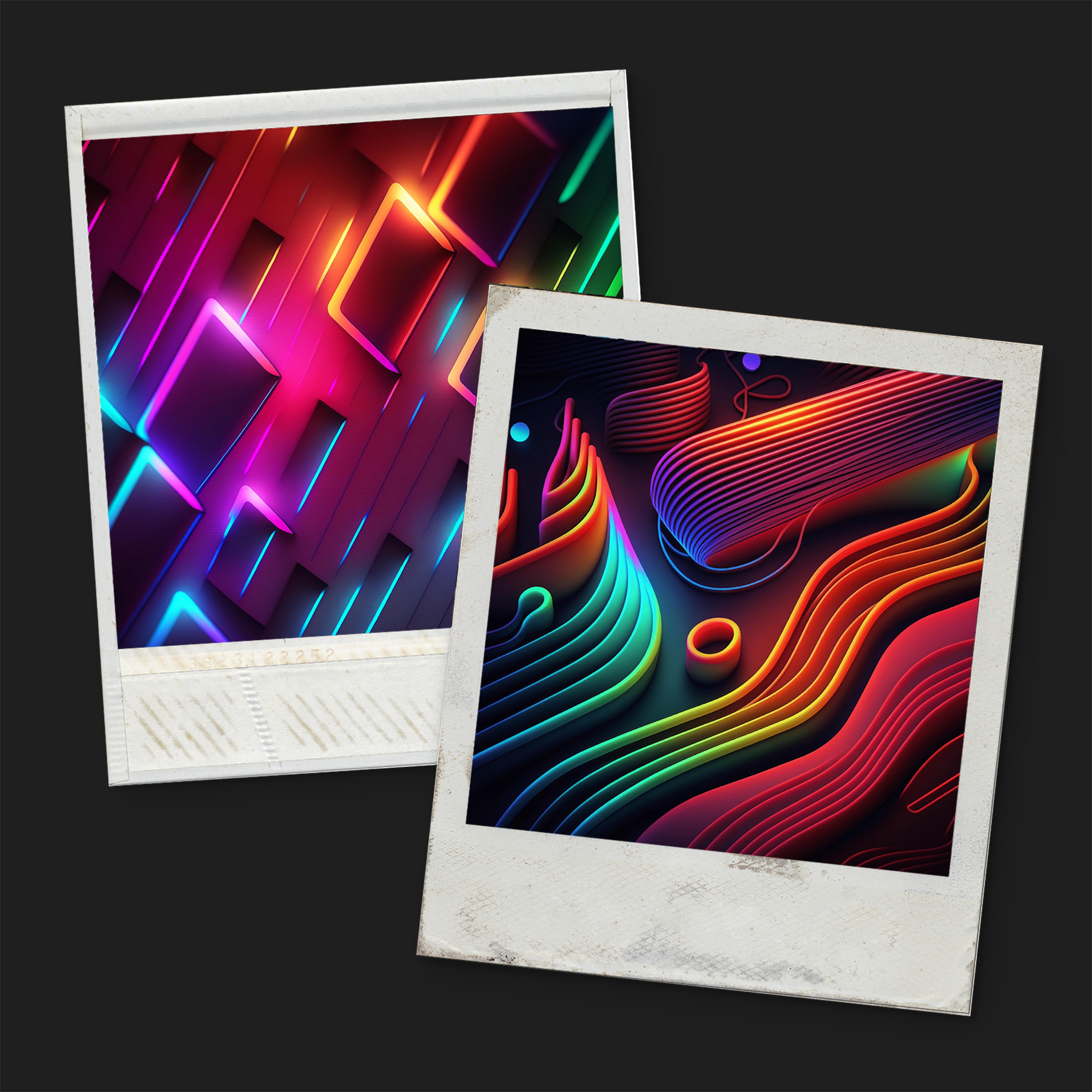 Glow Digital Paper, Neon Background, Cyberpunk Paper Pack, for ...