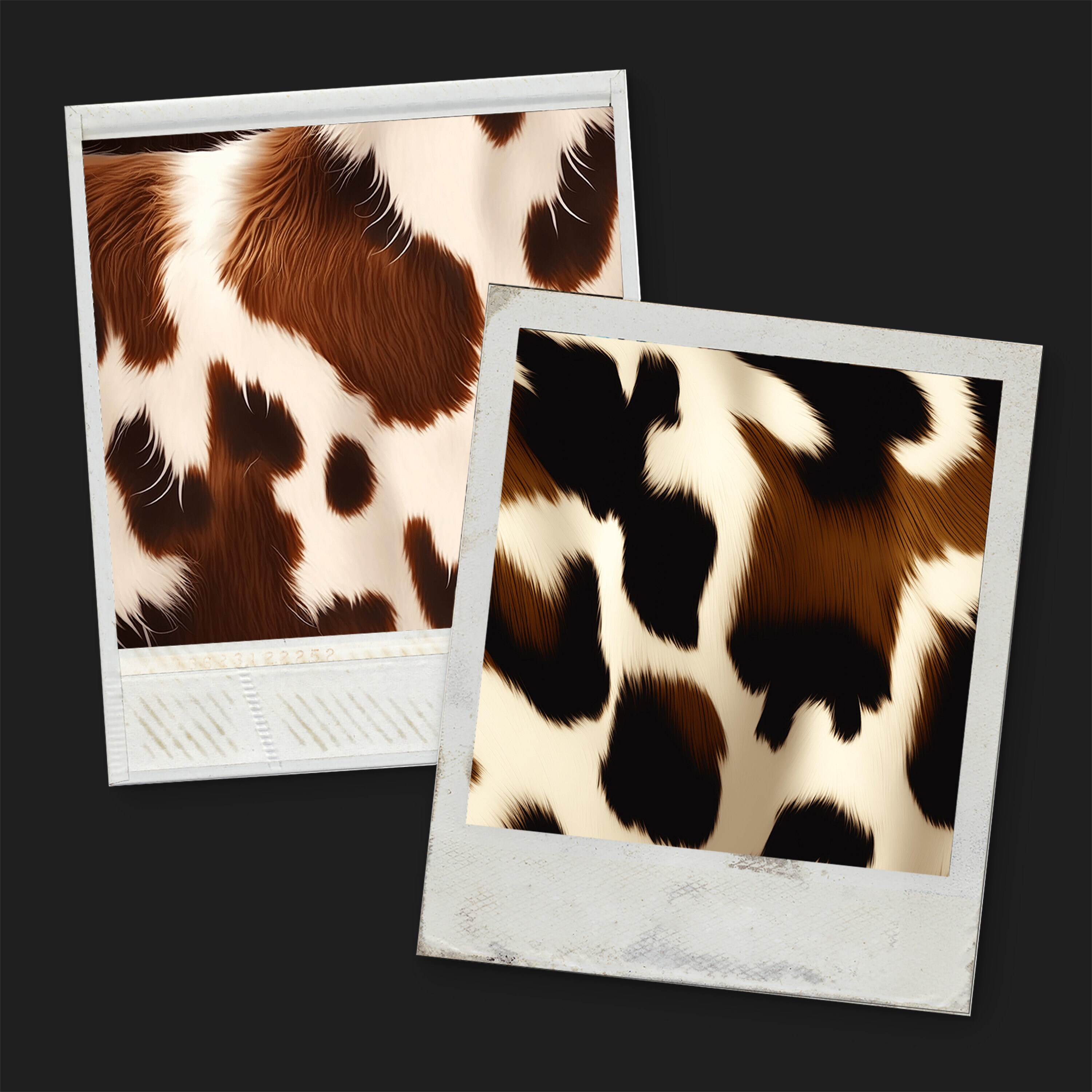 Cow Digital Paper Cowhide Background Fur Paper Pack for - Etsy