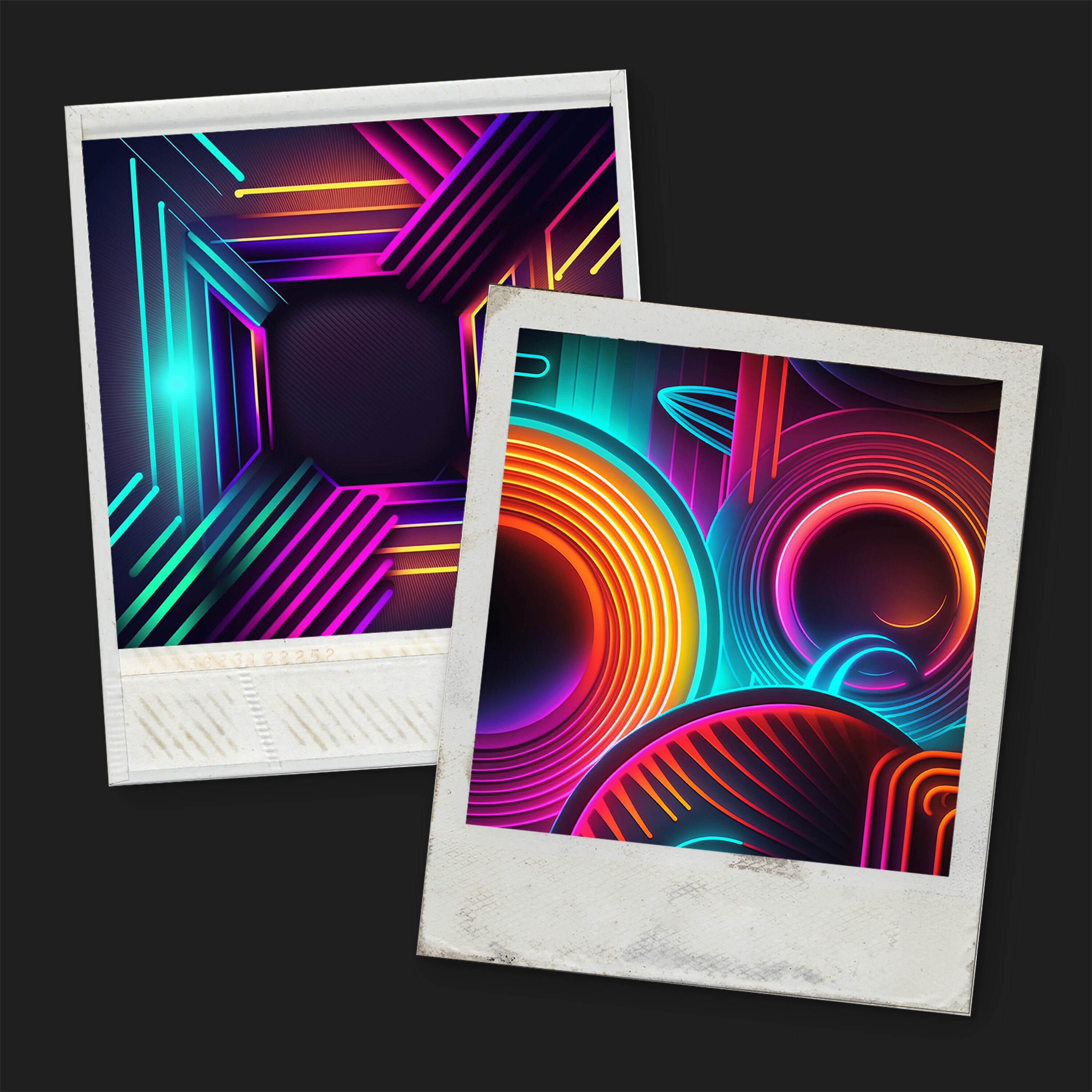 Glow Digital Paper Neon Background Cyberpunk Paper Pack for - Etsy