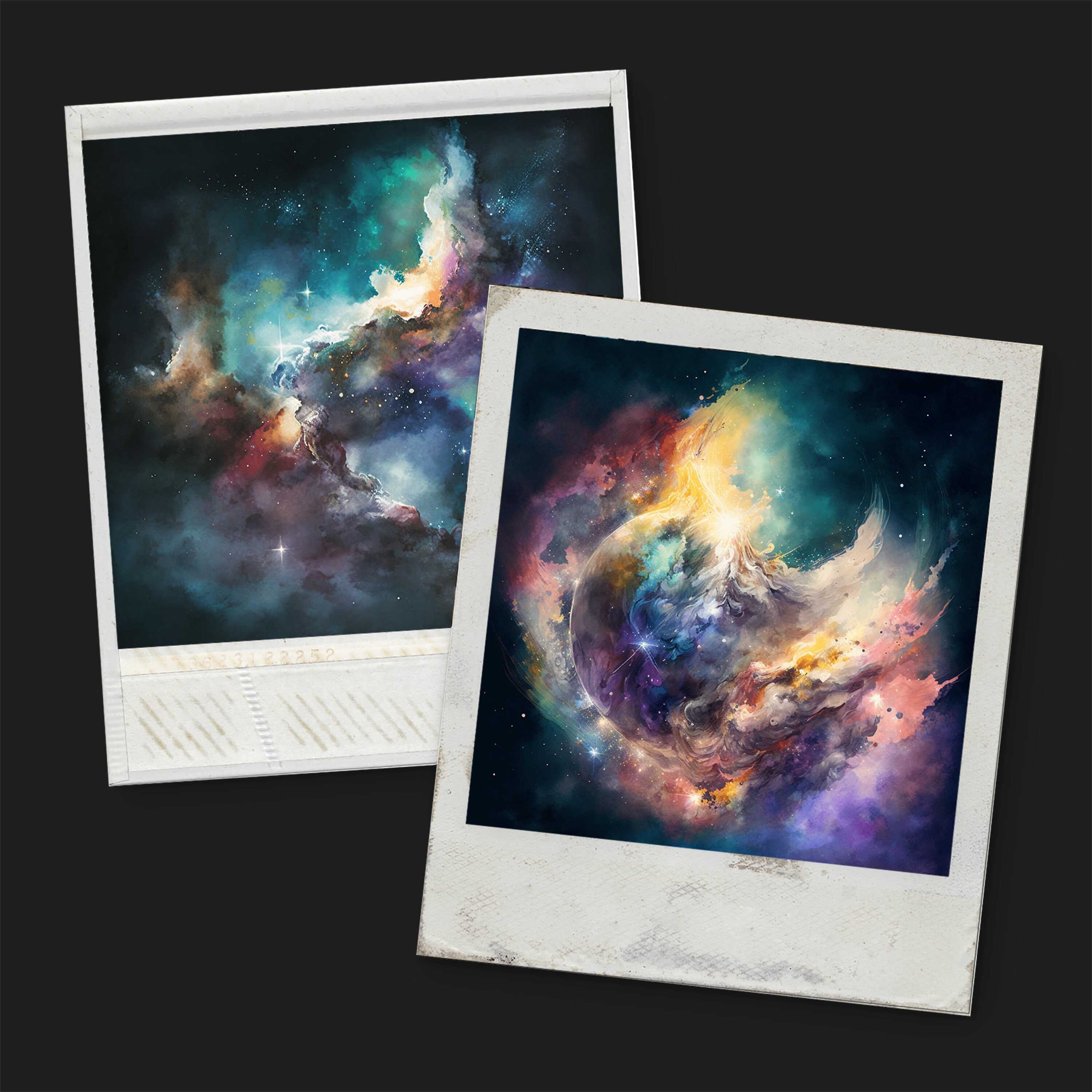 Outer Space Digital Paper, Galaxy Background, Universe Paper Pack, for ...