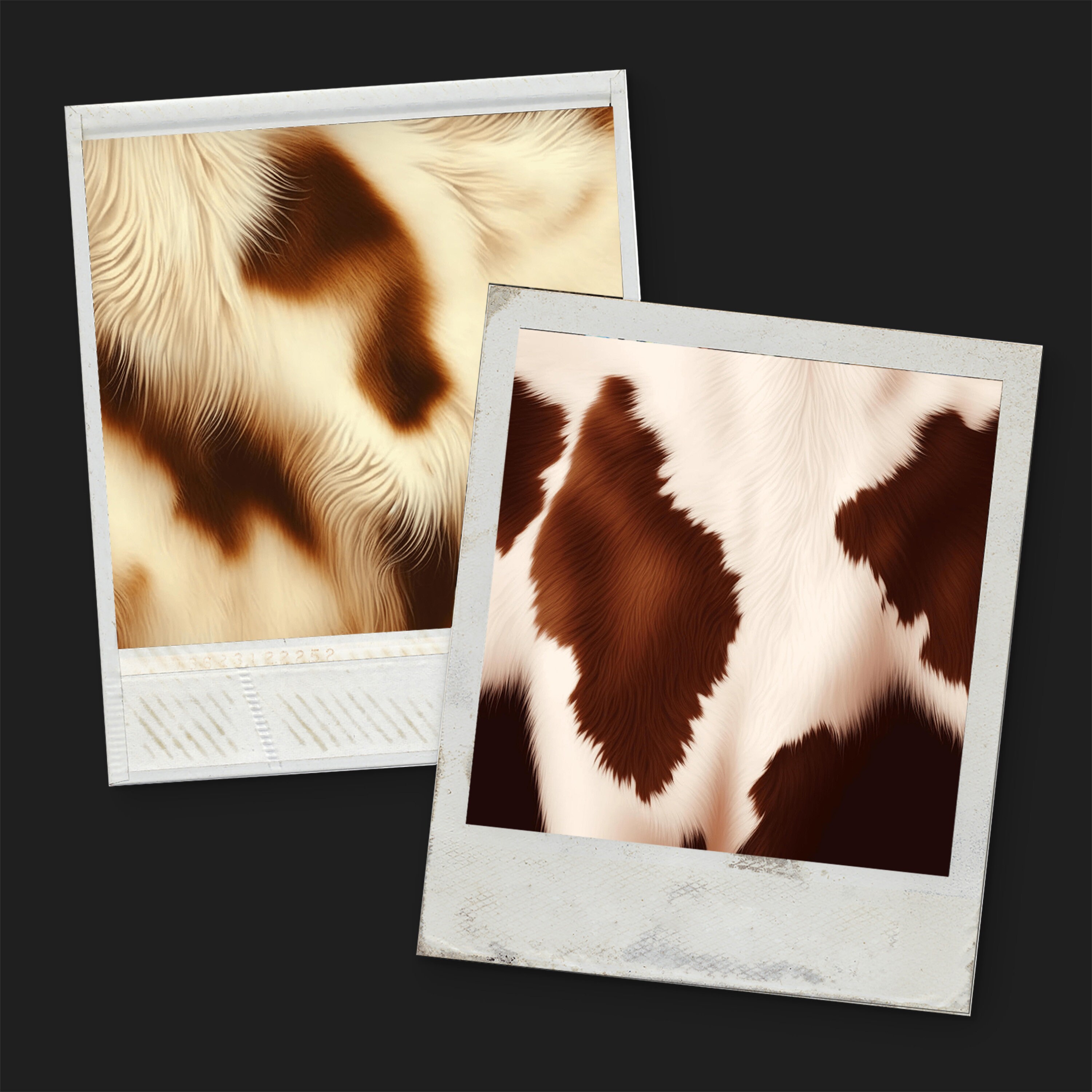 Cow Digital Paper Cowhide Background Fur Paper Pack for - Etsy