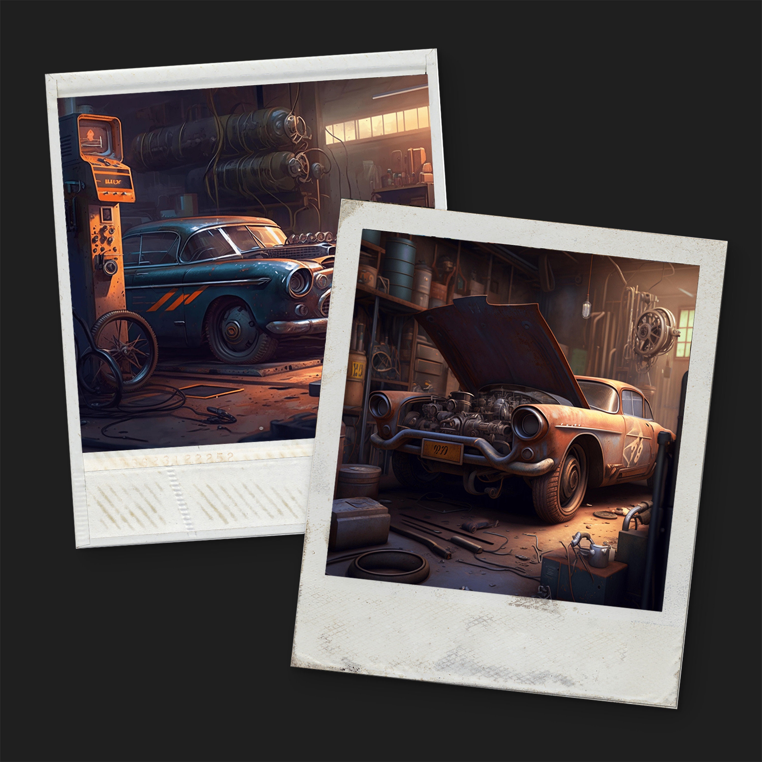 Mechanical Digital Paper Car Background Man Paper Pack for - Etsy