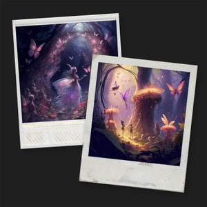 Fairy Digital Paper, Fantasy Background, Magical Paper Pack, for ...