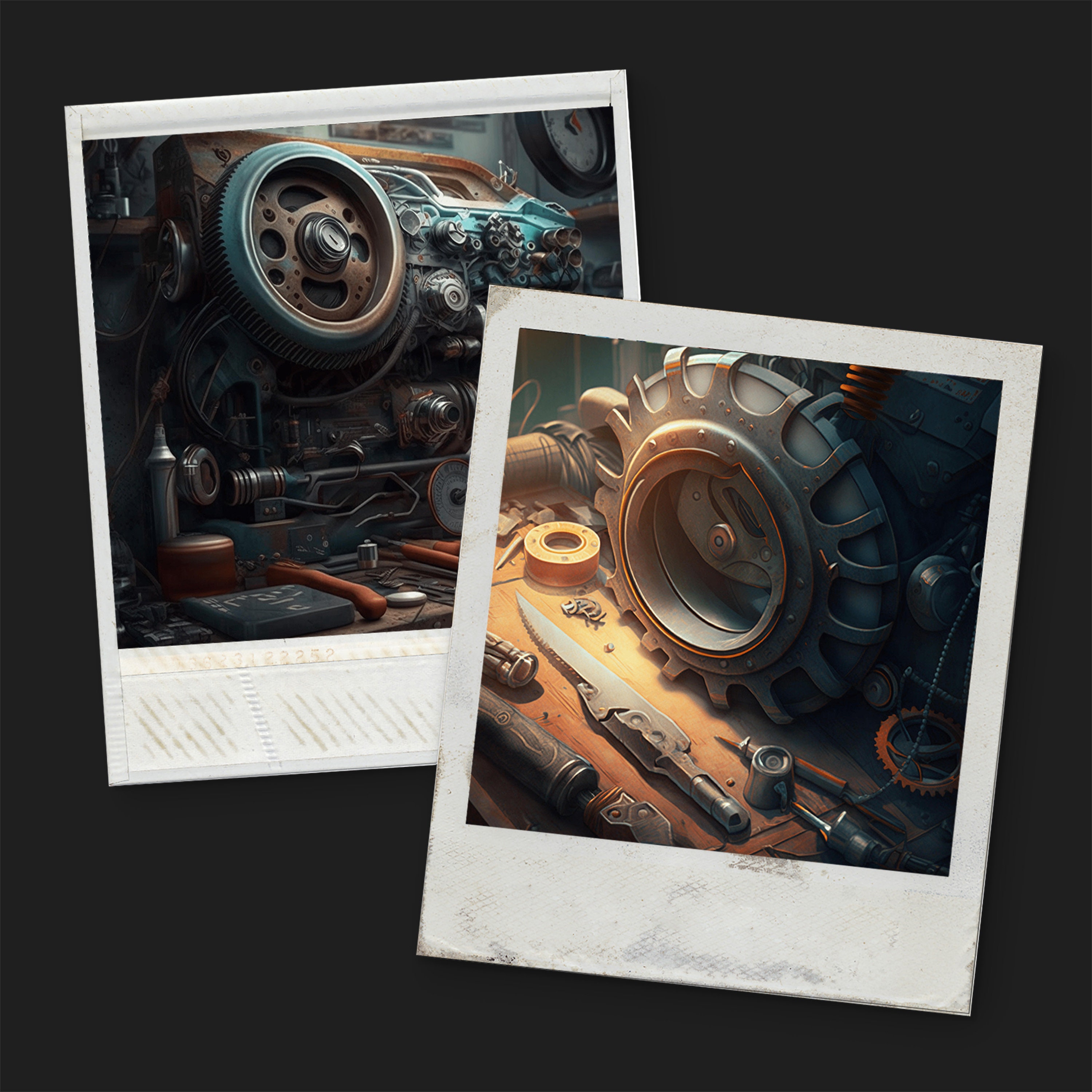 Mechanical Digital Paper Car Background Man Paper Pack for - Etsy