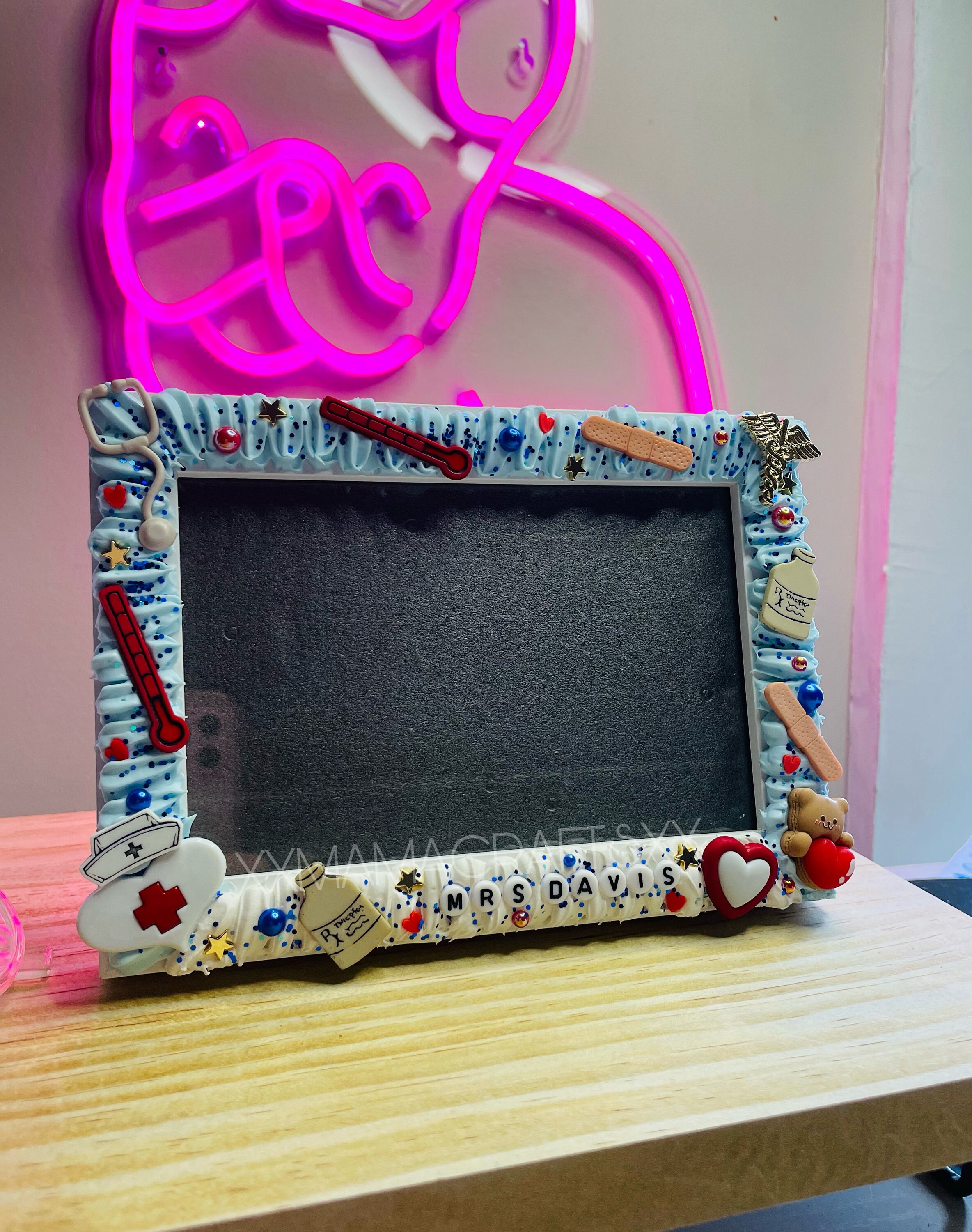 Custom Nurse Themed Frame, Nurse Frame, Tabletop Picture Frame, Photo ...