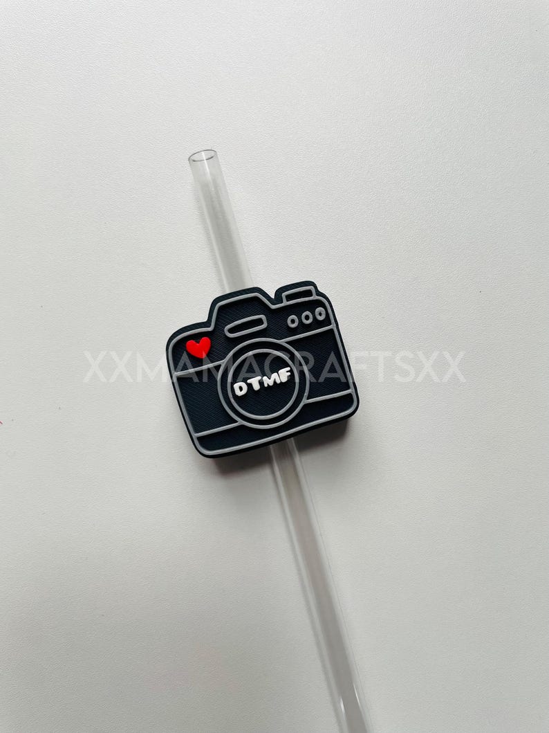 DTMF Camera Straw Topper: Benito Fan Tumbler Charm - Etsy