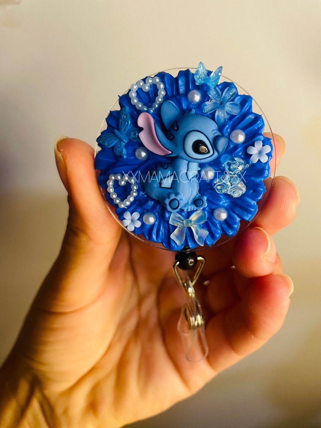 Stitch Badge Reel Stitch Nurse Accessories Badge Reel Lilo - Etsy