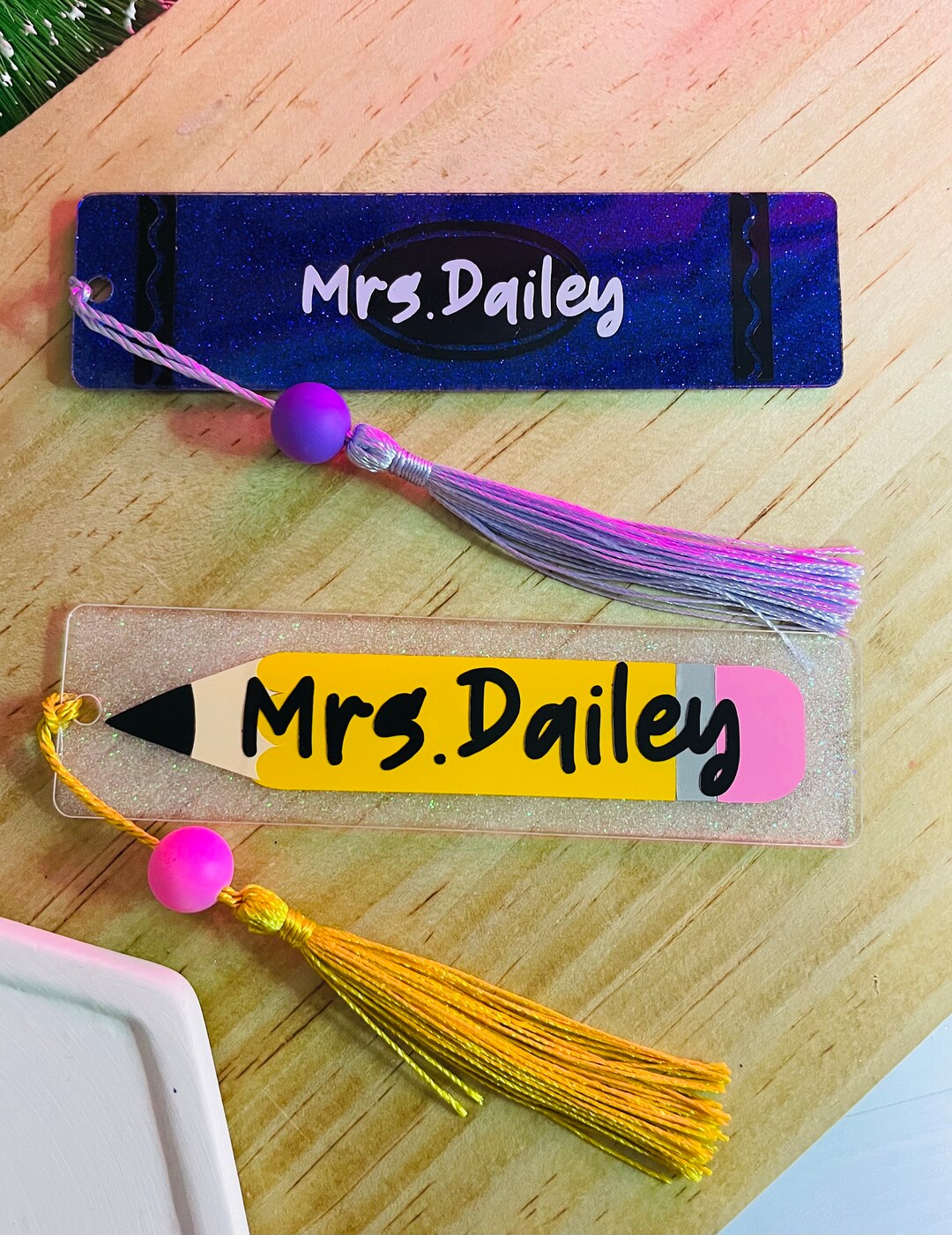 Teacher Bookmarks, Acrylic Bookmarks, a Personalized Bookmarks, Teacher ...