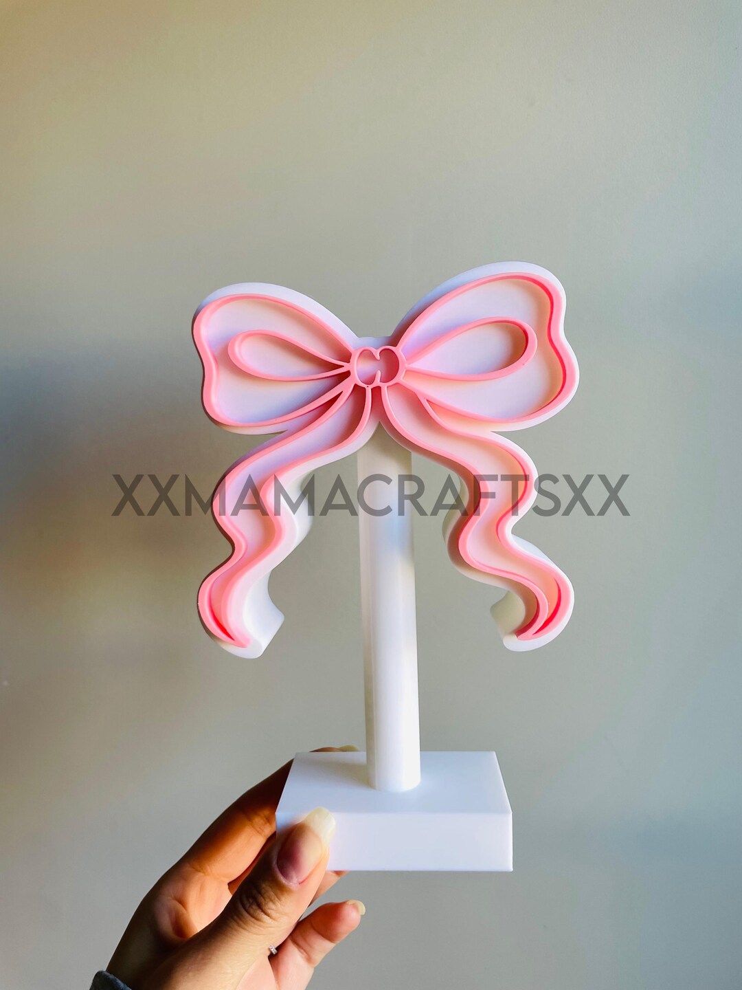 Coquette Headset Holder: Coquette Bow Stand - Etsy
