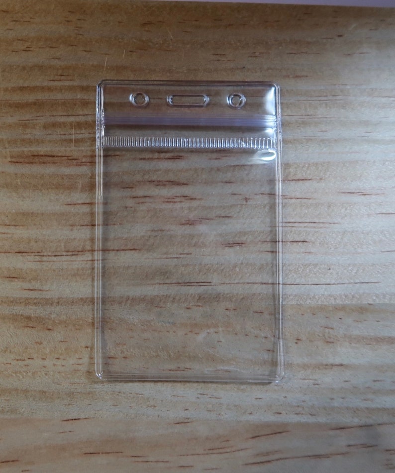 Transparent PVC Badge Holder Waterproof ID Badge Holder PVC - Etsy