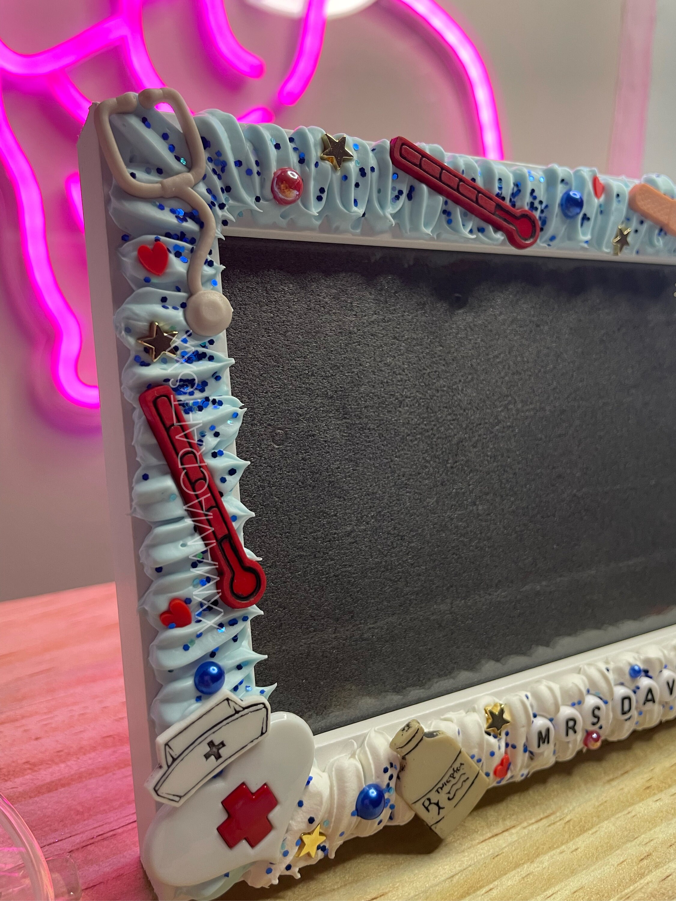 Custom Nurse Themed Frame, Nurse Frame, Tabletop Picture Frame, Photo ...