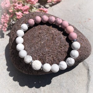 The Cate Essential Oil Magnesite Jade OR Pink Magnesite & - Etsy