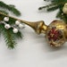 Big Bronze Christmas Glass Tree Topper 14 Inches, Tree Topper Antique ...